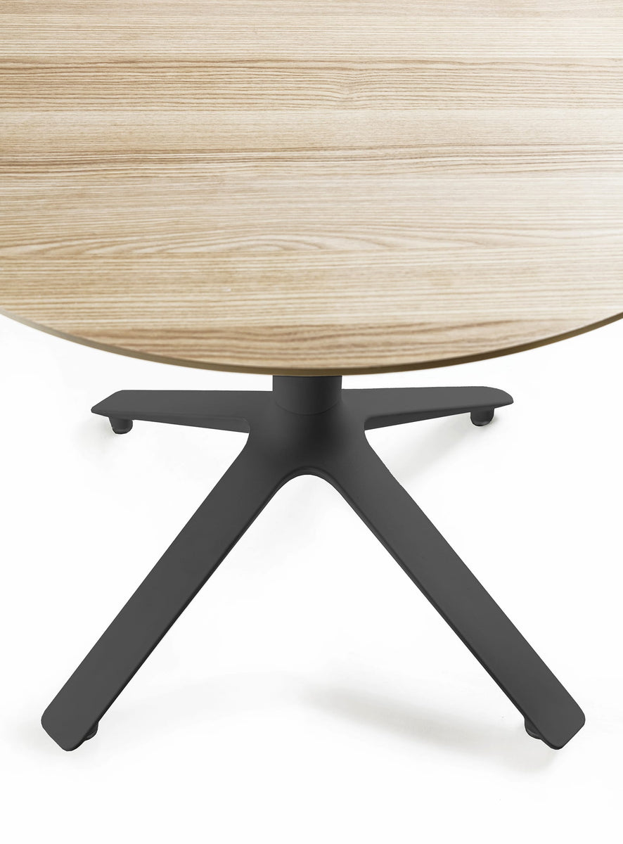 EEX Round Side Table with Natural Top: Indoor – TOOU Design