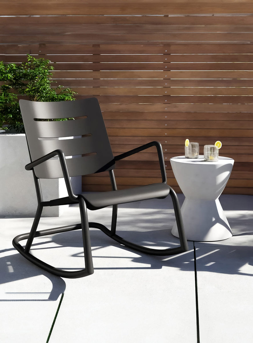OUTO Rocking Chair Black: Set of 4 – TOOU Design