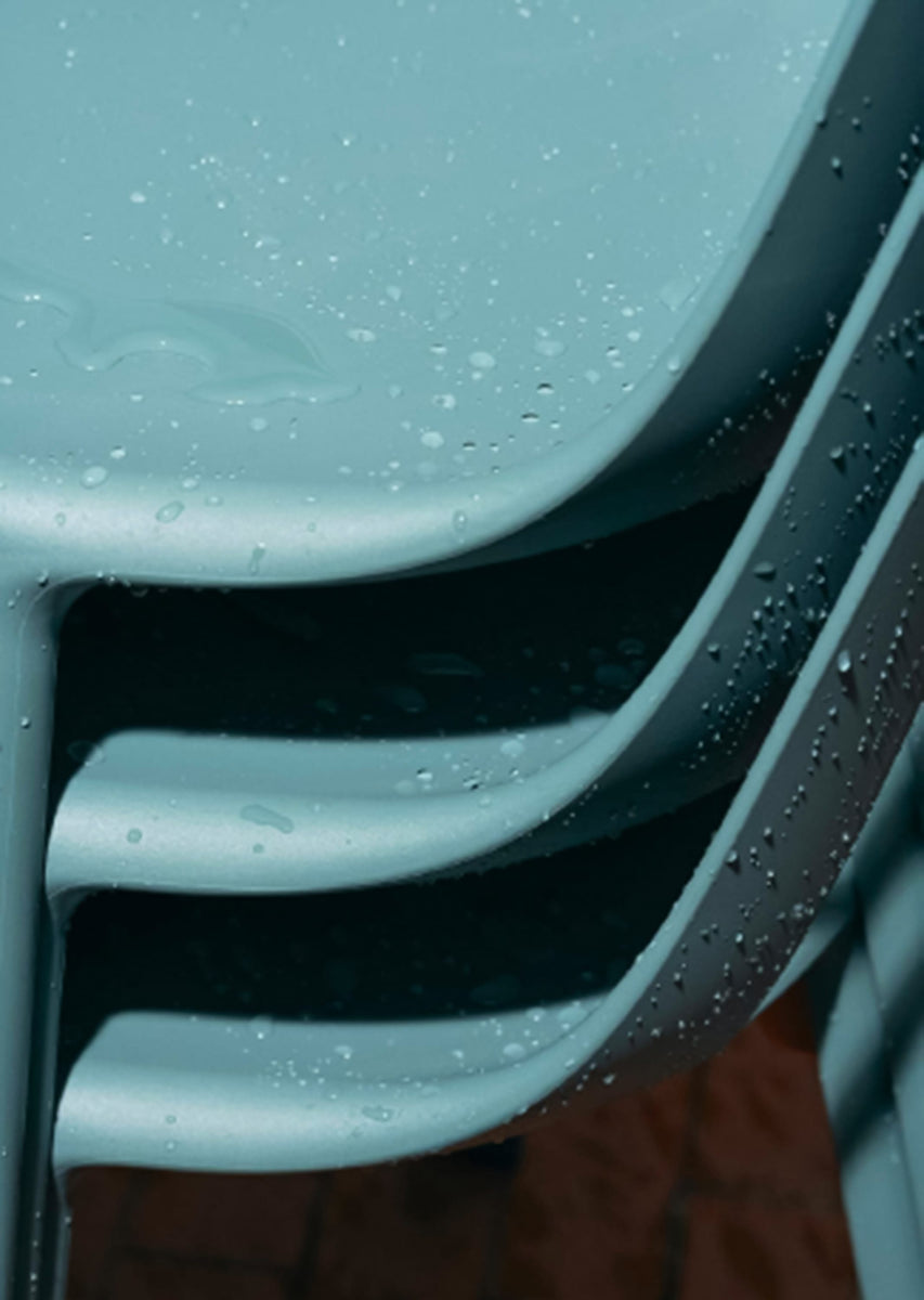 FLA Chair in Ocean Blue: Modern & Stackable – TOOU Design