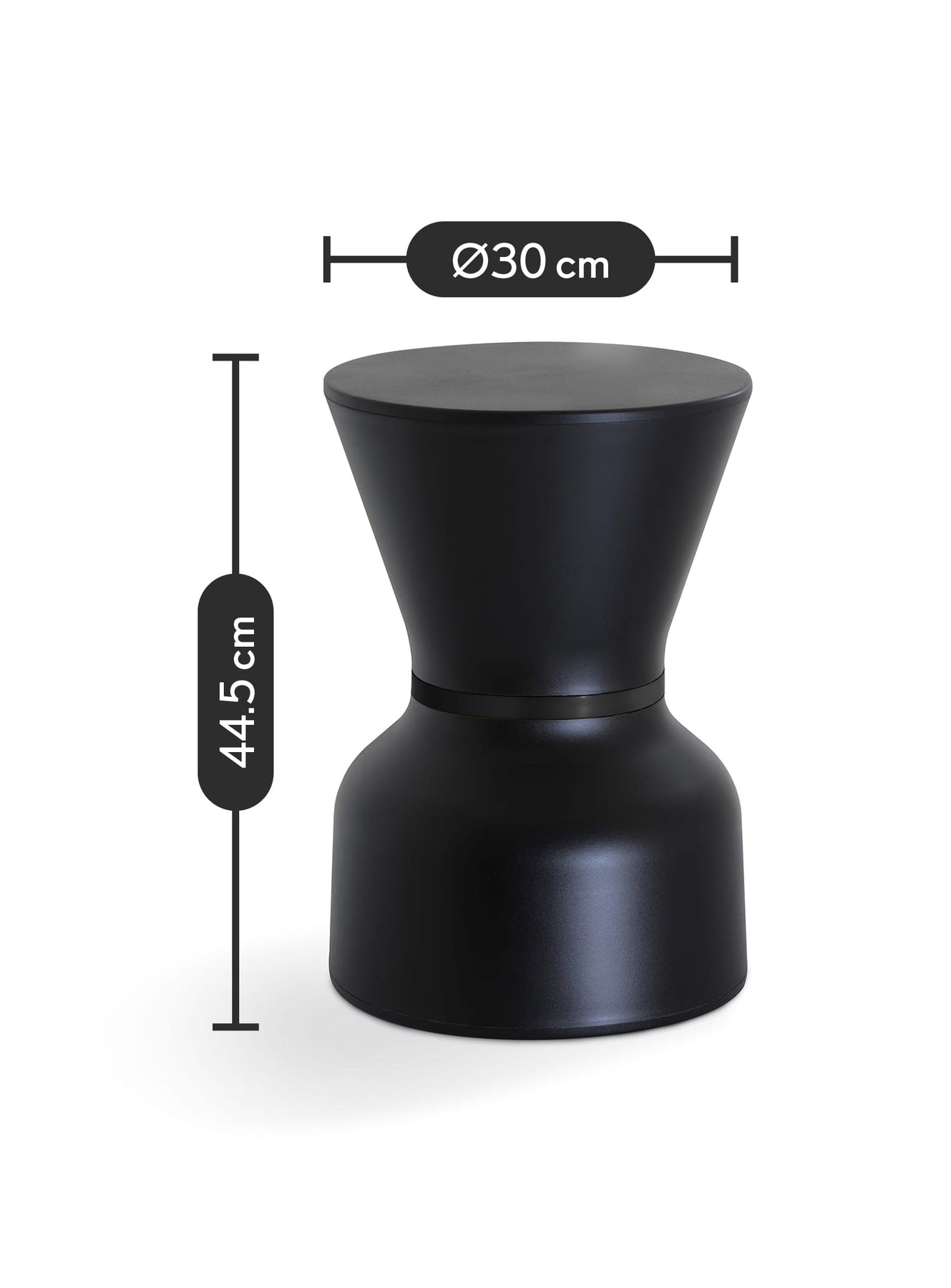 KO Stool & Side Table: White & Ocean Blue – TOOU Design