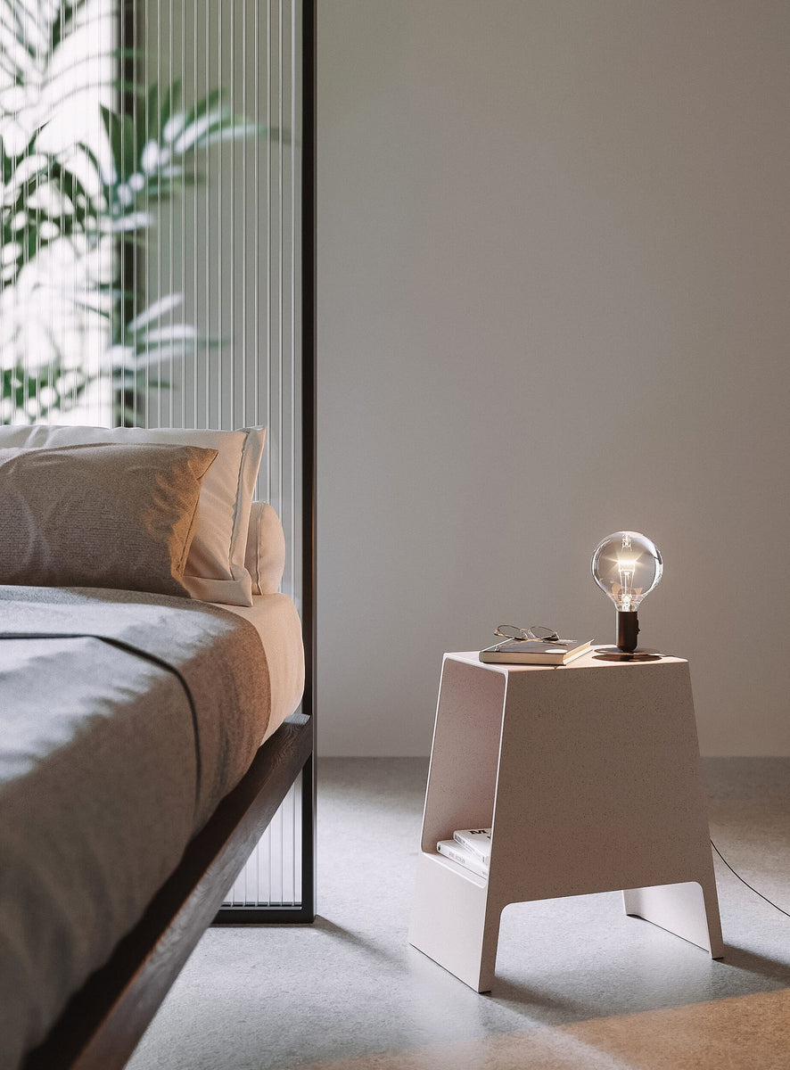 TOMO Side Table in Light Grey Brown – TOOU Design